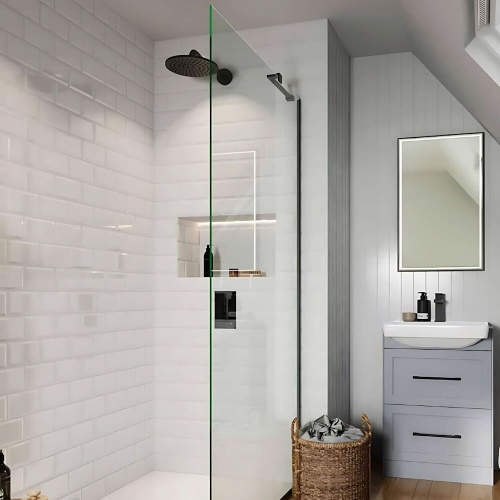 Wall to Glass Support Bar with 45 Degree Sleeve