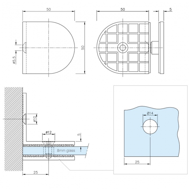 Glass Clips | Glass Brackets | Glass Connectors | Glass Fittings