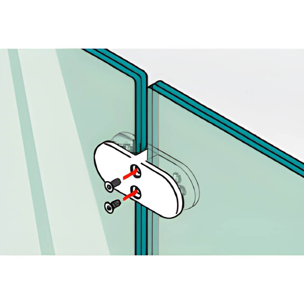 180 Degree Glass-to-Glass In-line Connector