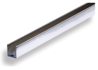 Aluminium 'U' Profile Track