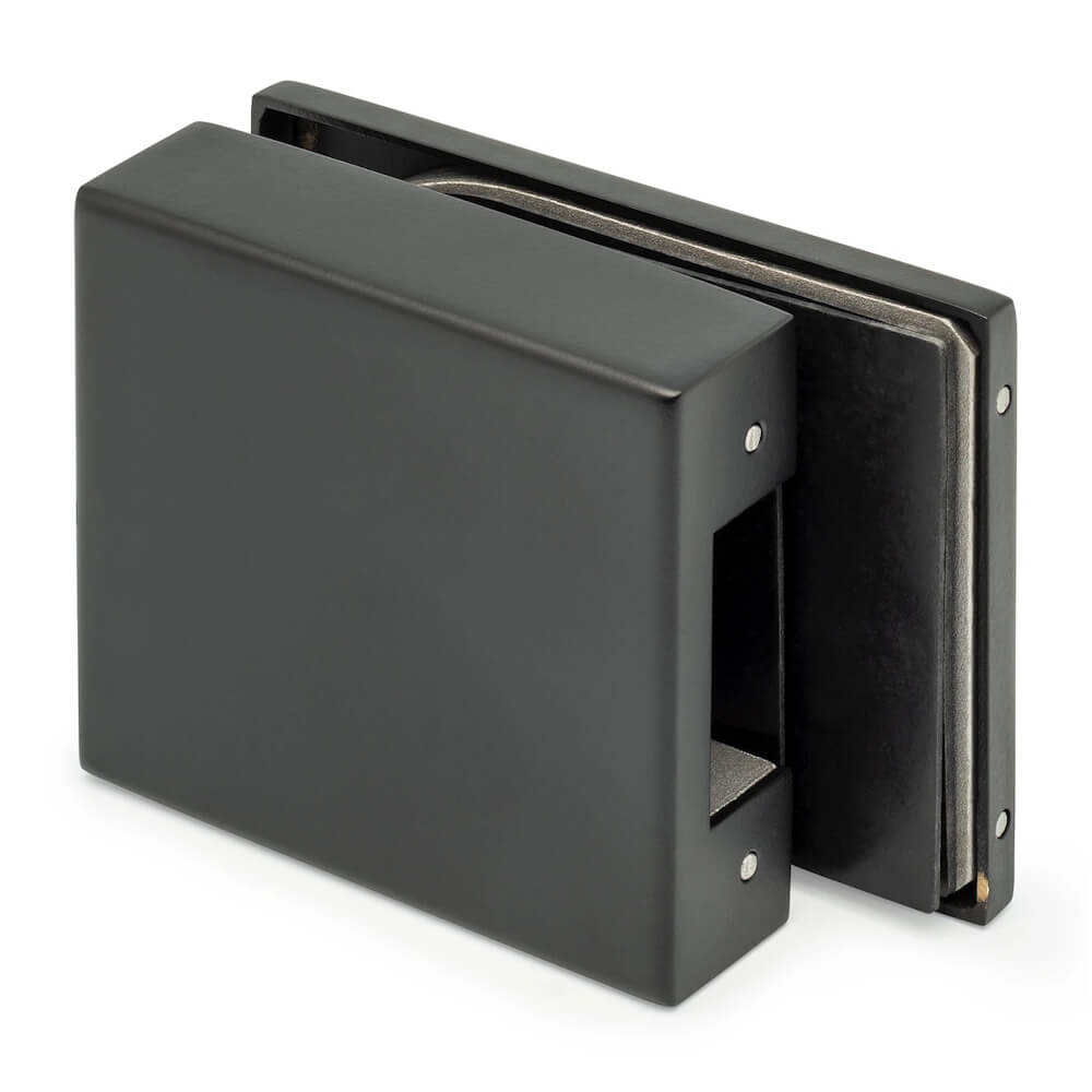Strike Box for Black Glass Door Lock & Latch