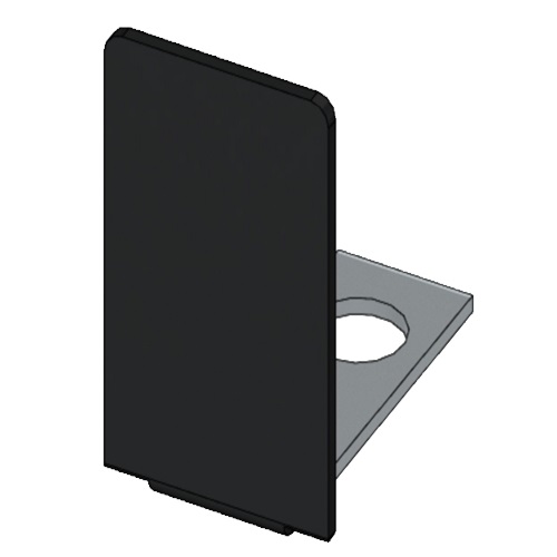 End Cap for 'UPF240' Series Shower U Profiles
