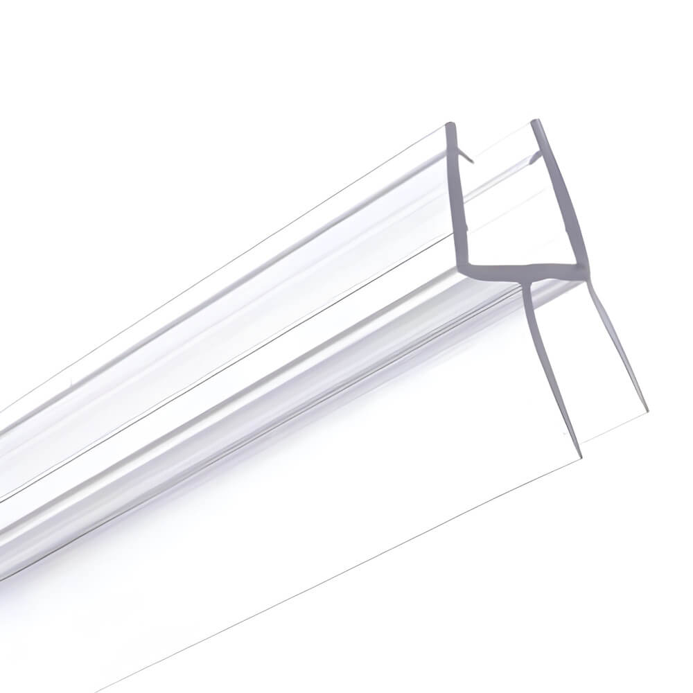 Shower Door Bottom Seal with Water Deflector
