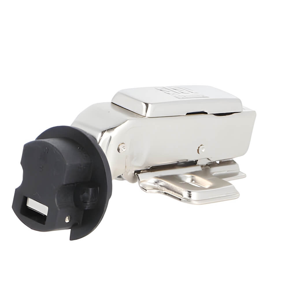 Cabinet Glass Door Hinge, Full-Overlay, Soft Close, W/Clip On Plate