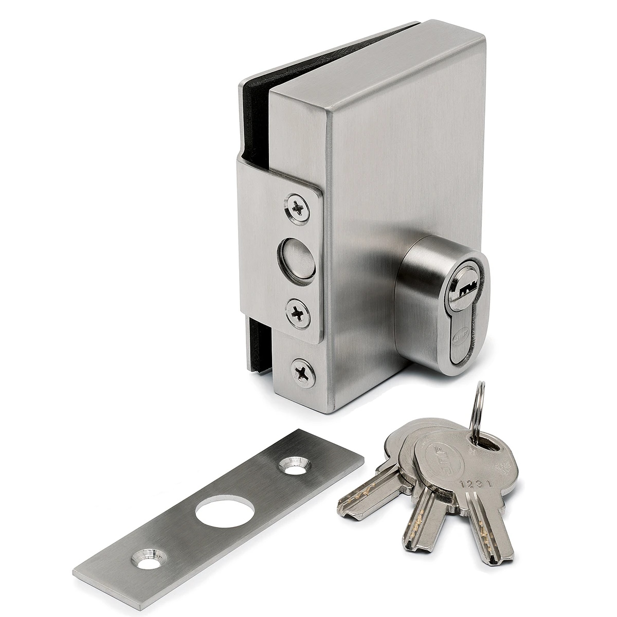 Glass Door Latch Plate - Glass Door Ideas
