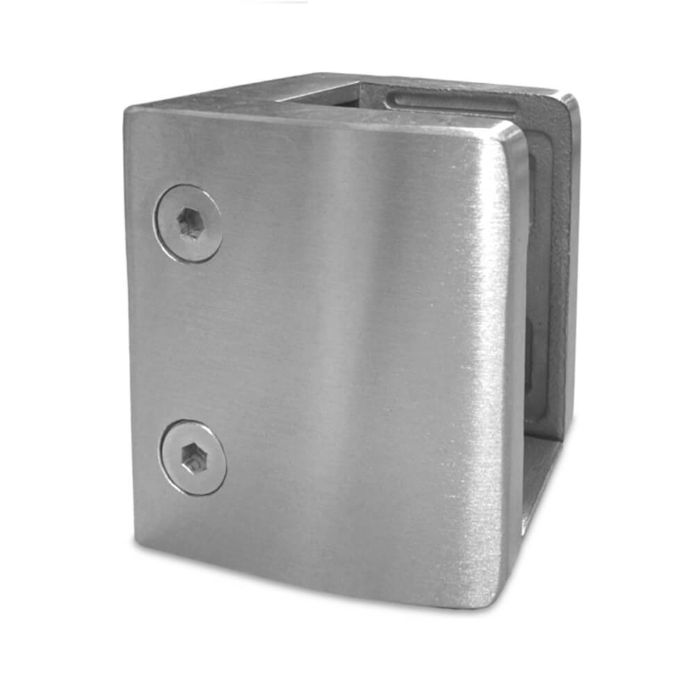 Extra Large Square Bracket with Flat Base for 15.0mm - 21.5mm Glass