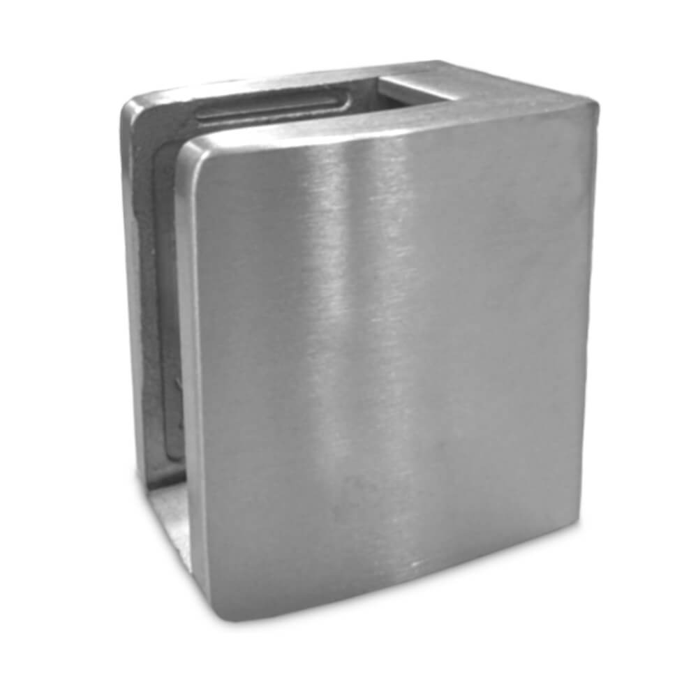 Extra Large Square Bracket with Flat Base for 15.0mm - 21.5mm Glass