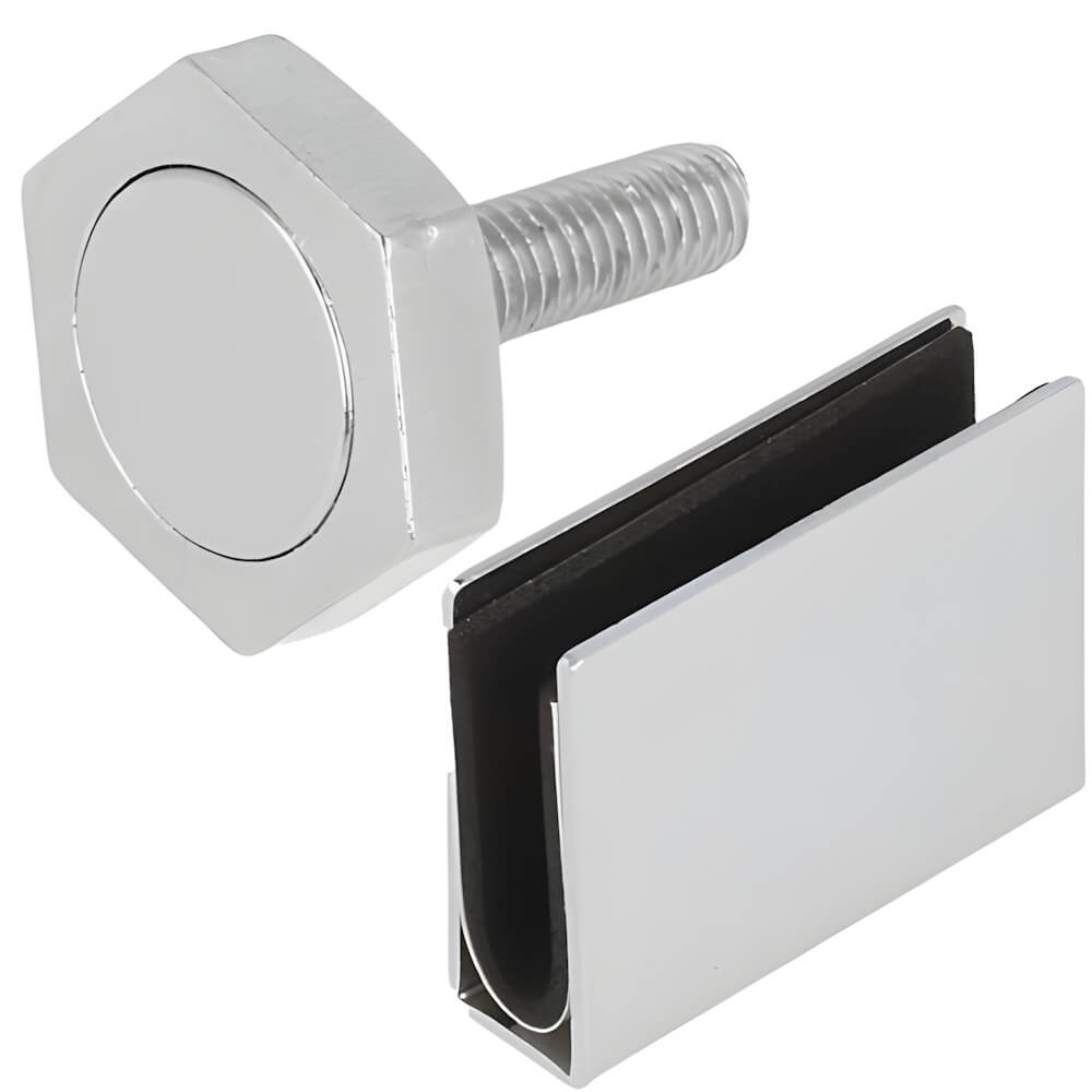 Magnet Screw & Catch Plate for Sauna Glass Door