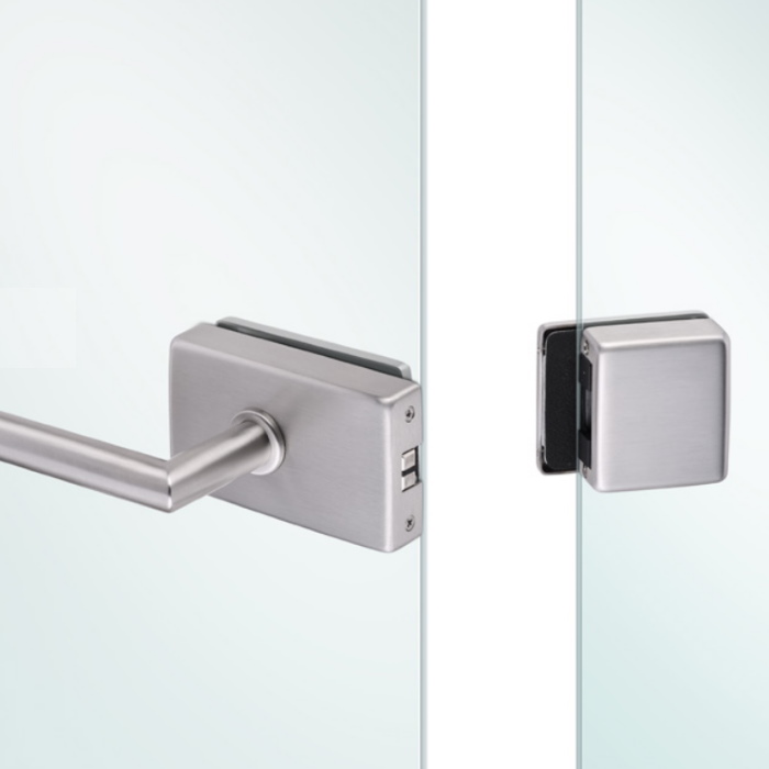 Glass Door Lock / Latch with Magnetic Latch Fuction