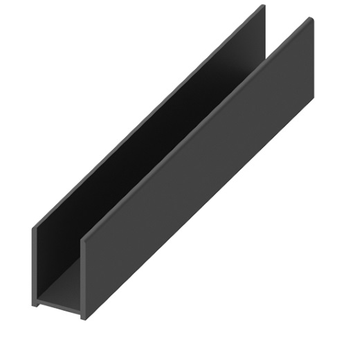 Shower U Profile for 8mm or 10mm Glass Screen