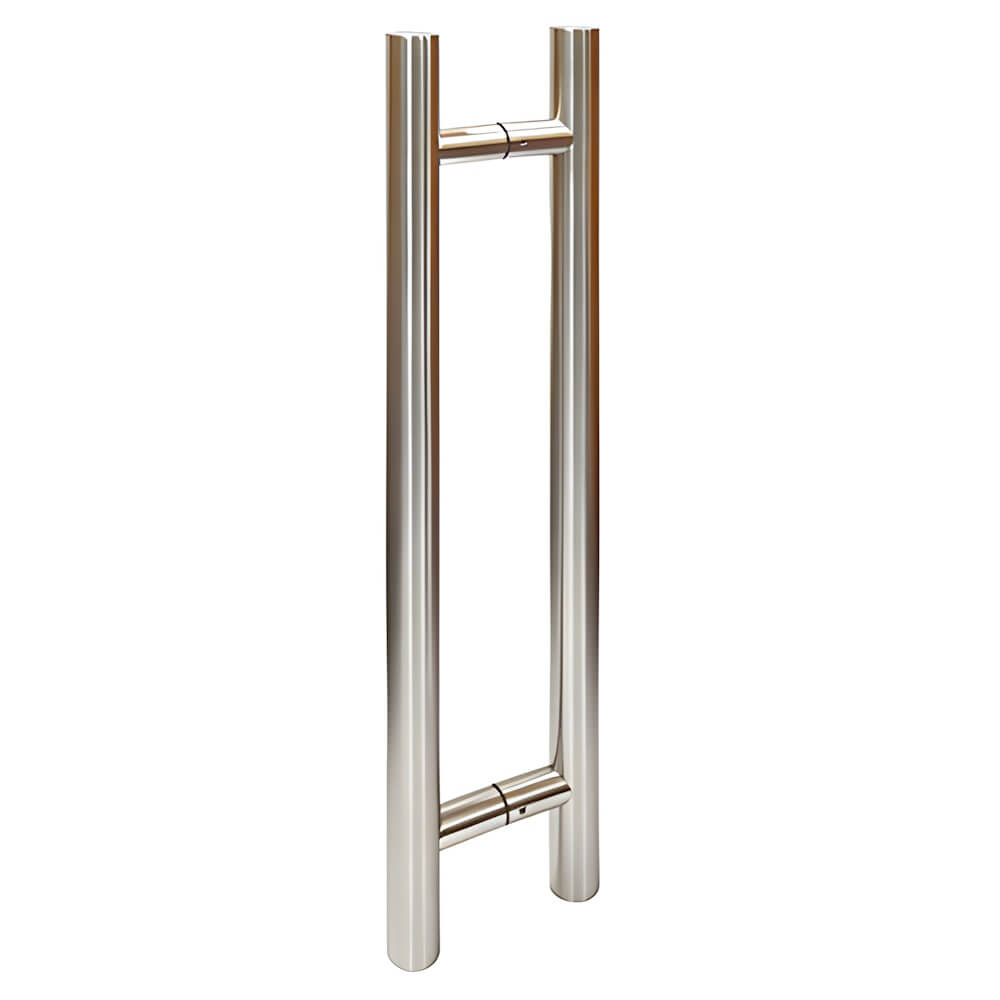 Mirror Polished T-Bar Pull Handles for Glass Door