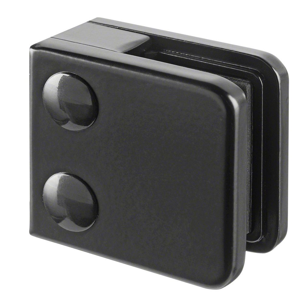 Zintec Square Glass Clamp with Flat Back