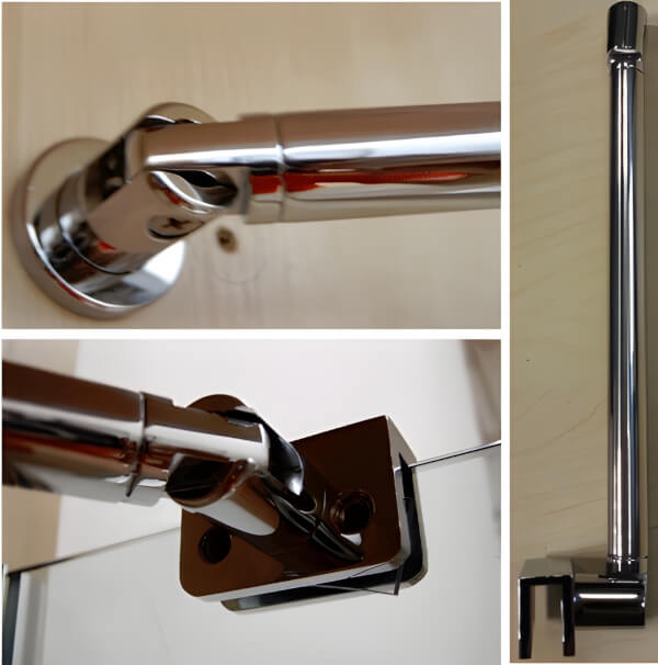 Multi Angle Wall to Glass Support Bar