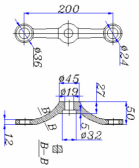 Spider Fittings Heavy Duty Four Arms (Face Mount) Spider With